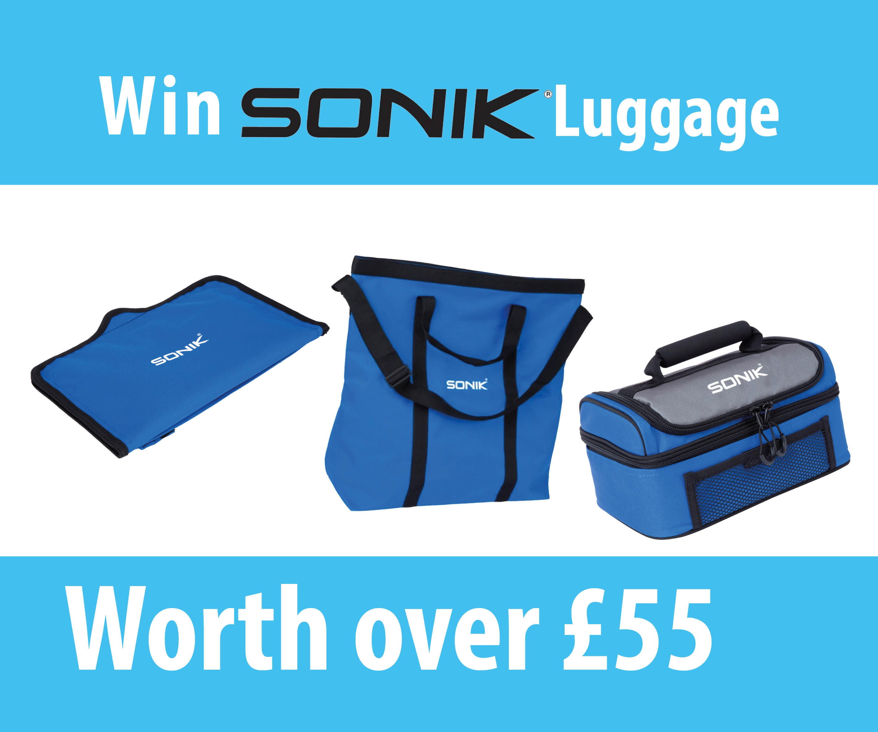 Win Sonic Luggage - SeaAngler