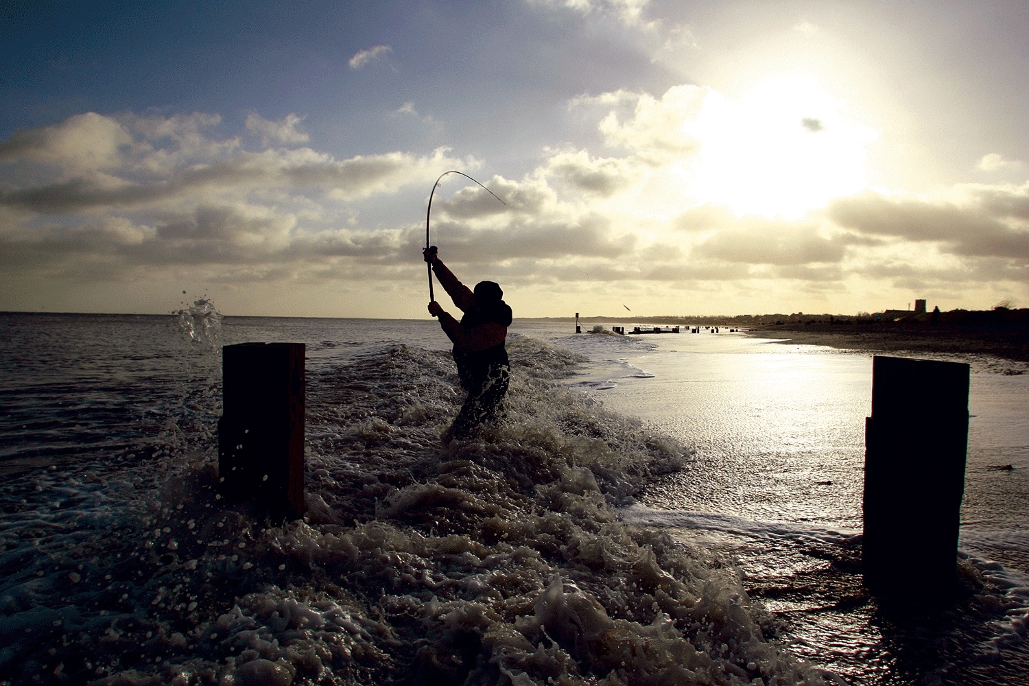 Beach Fishing for Cod at Pakefield Near Lowestoft - SeaAngler