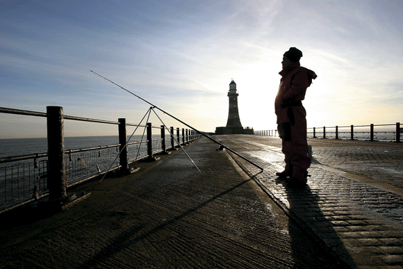 Cod and Whiting Fishing Off Roker Pier in Sunderland - SeaAngler